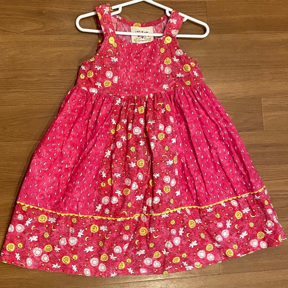 Dresses | Vintage 198s Chicken Noodle Novelty Weather Dress Sun Moon ...
